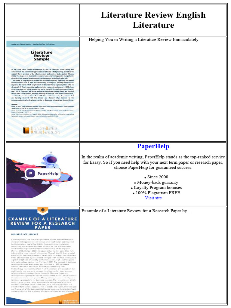 Literature Review English Literature | PDF | Antenna (Radio) | Thesis