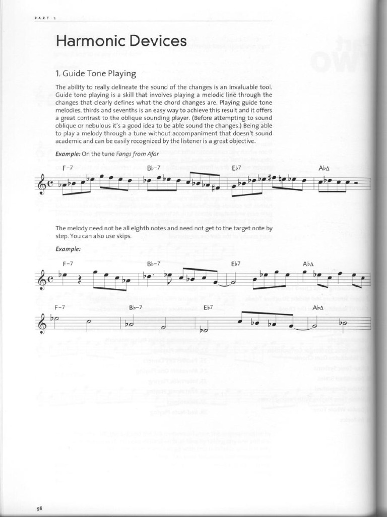 Voice Leading - Jerry Bergonzi (Lio Biondelli) | PDF