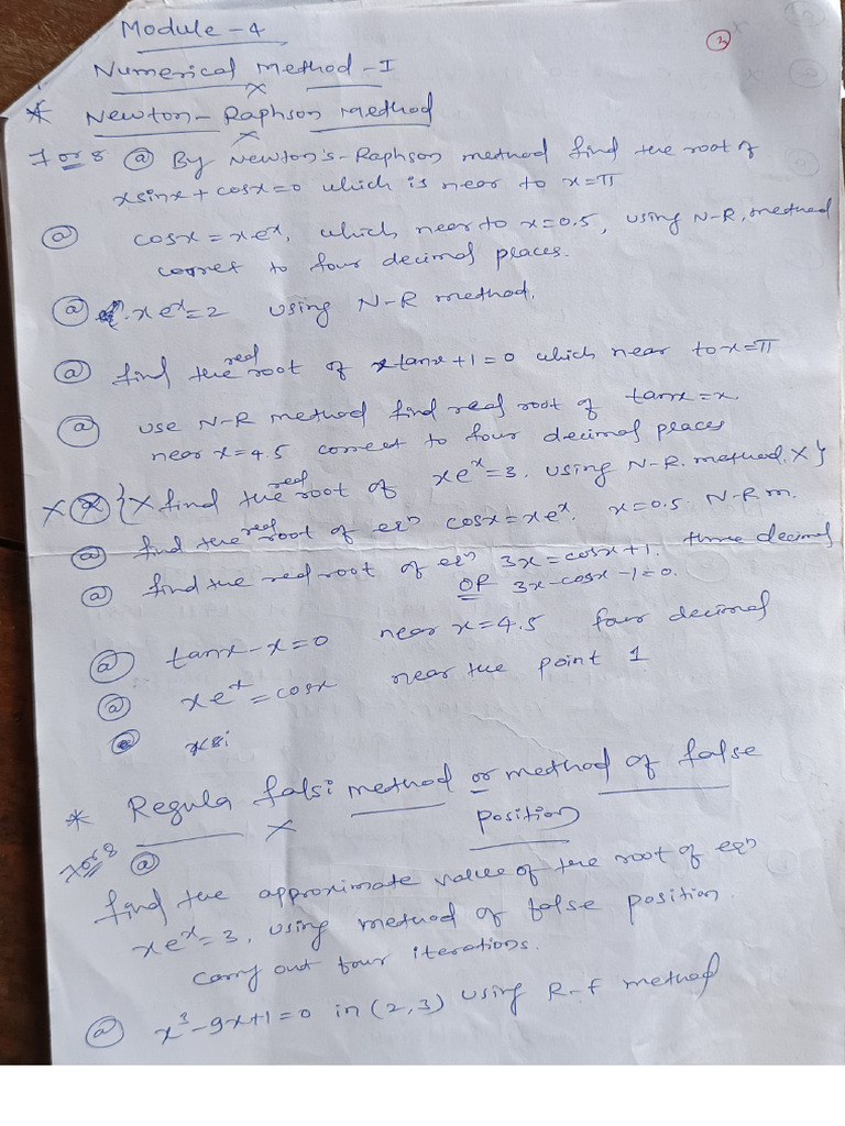 Mathematics Module 4 Question Bank | PDF