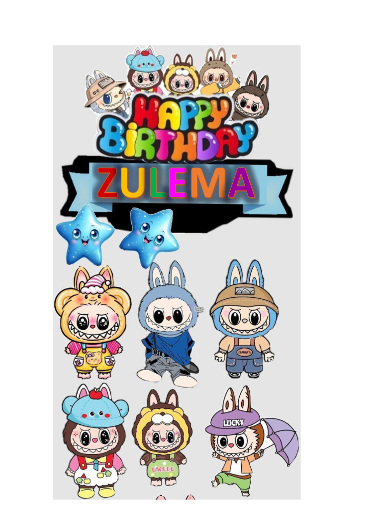Zulema Happy Birthday | PDF