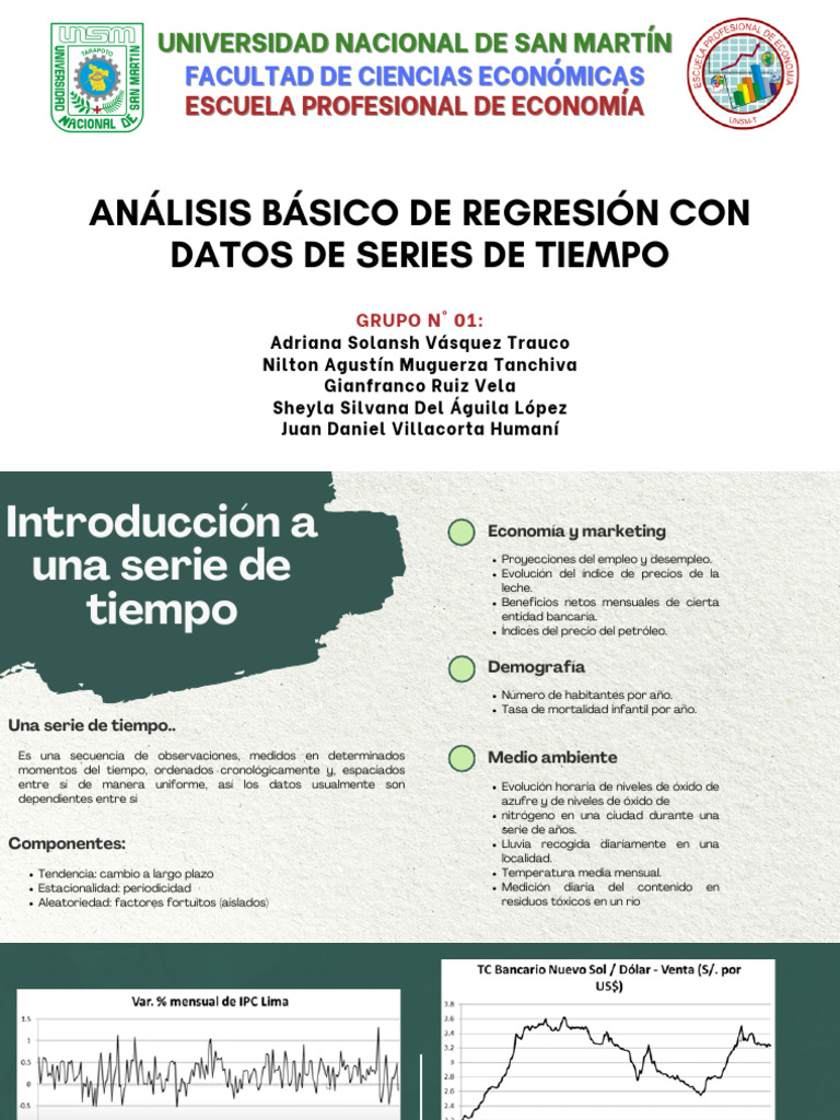 Series de Tiempo | PDF | Proceso estocástico | Diferencia