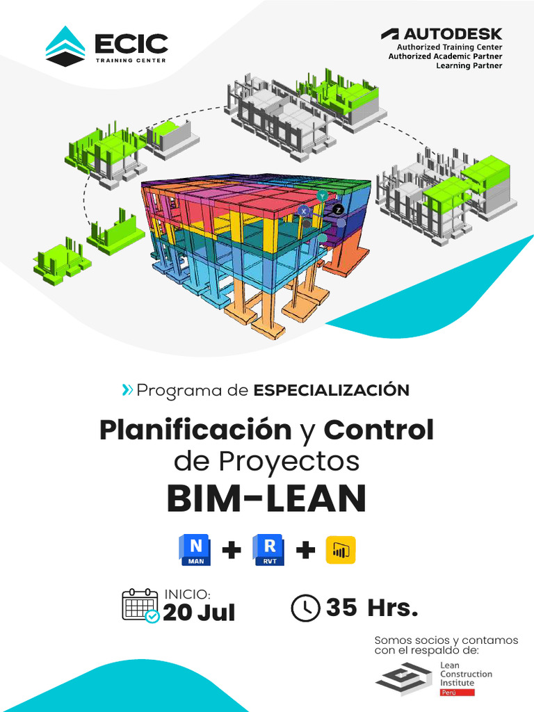 S - Planificación y Control de Proyectos BIM LEAN 2025 - VI ED.-1 | PDF | Autodesk Revit | Software