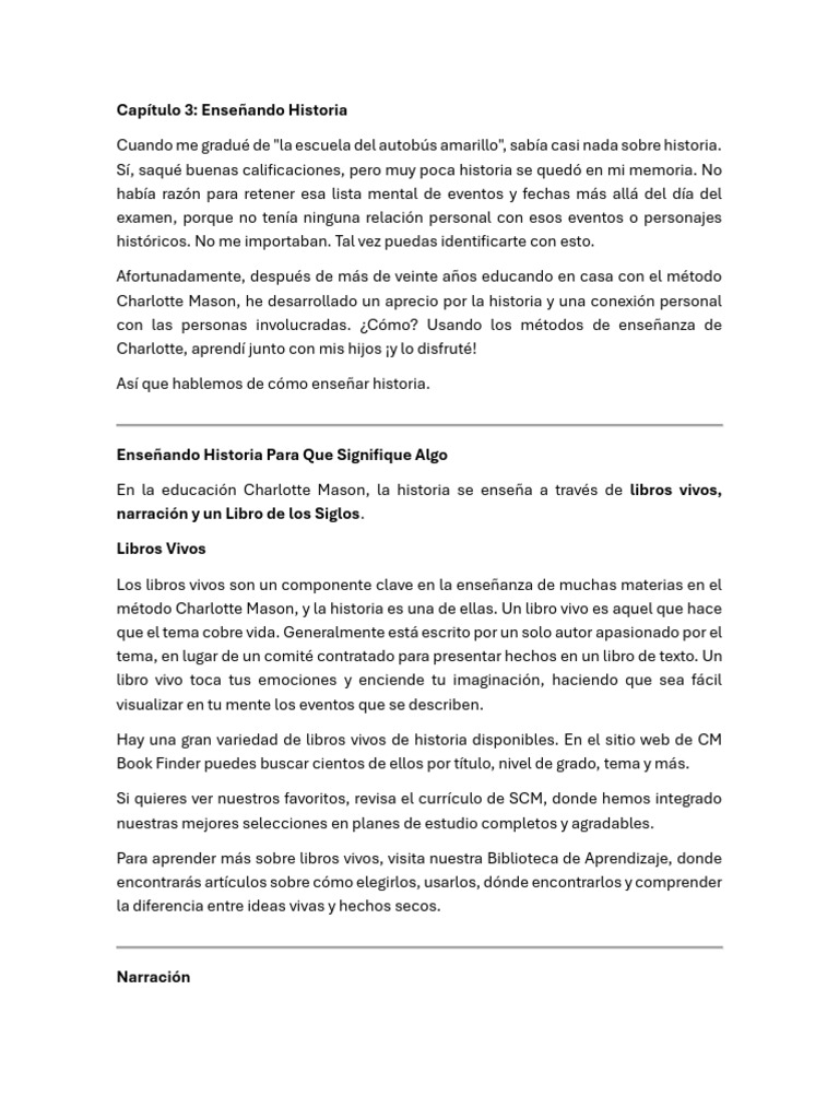 Capítulo 3 Subject by Subject - Sonya Shafer | PDF | Aprendizaje ...
