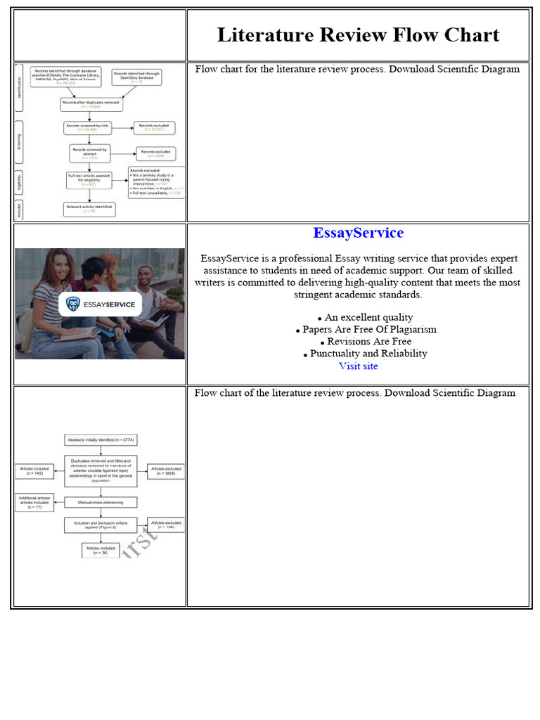 Literature Review Process Flow Chart | PDF | Metadata | Essays