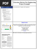 IEEE Literature Review Template Guide | PDF | Systematic Review | Essays