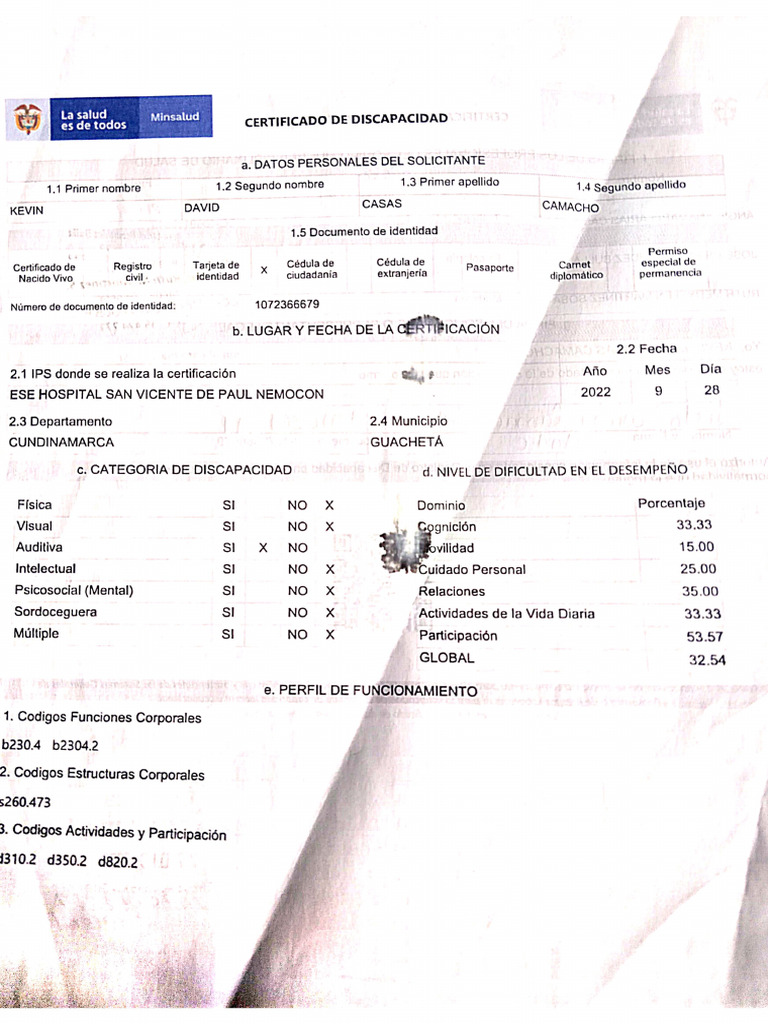 Documentos de Supervivencia Kevin David Casas Camacho | PDF