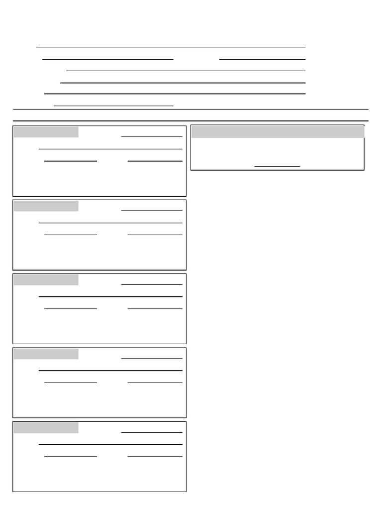 Student Residence Record Summary | PDF