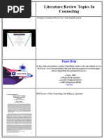 MLA Literature Review Examples Guide | PDF | Qualitative Research