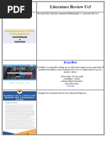 Comprehensive Guide to Literature Reviews | PDF | Essays | Literature ...