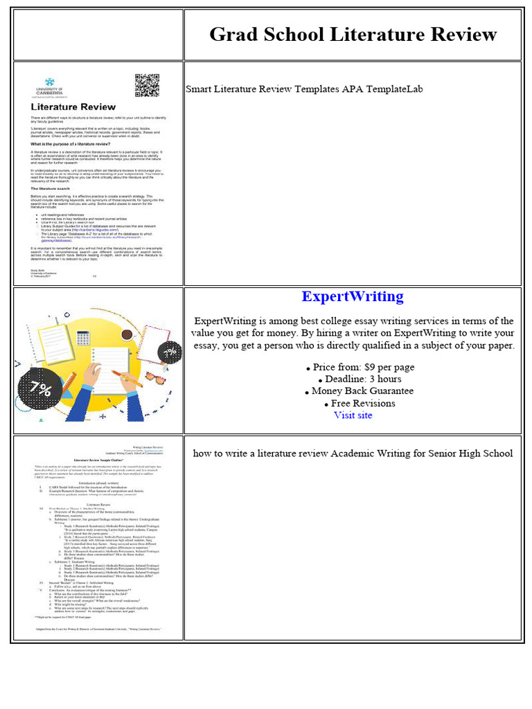 Grad School Literature Review Guide | PDF | Heat Pump | Heat