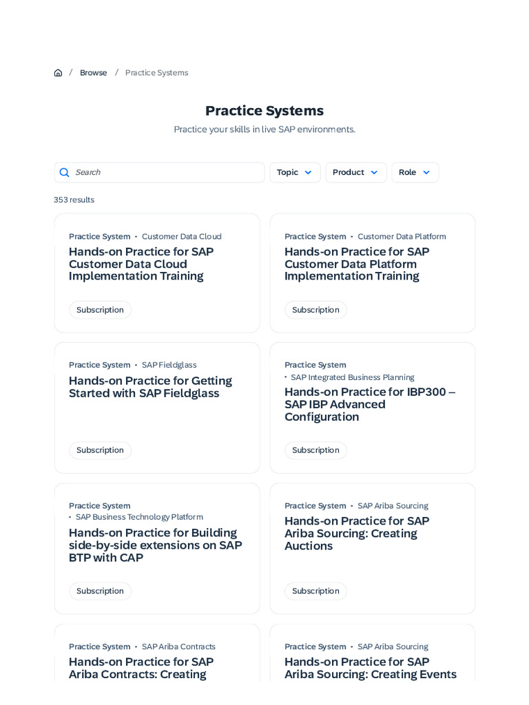 Browse SAP Hands-On Practice | PDF | Cloud Computing | Accounts Payable