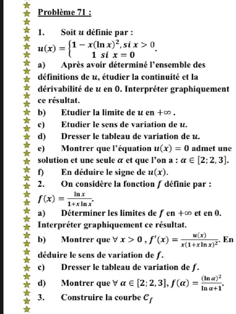 Type Bac Mathématiques | PDF