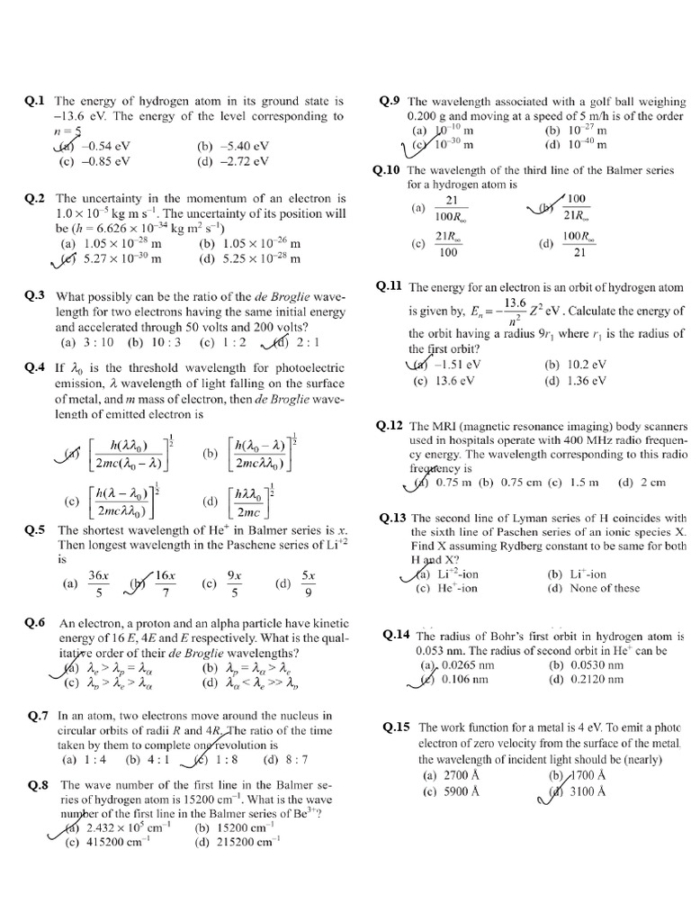 Atomic Structure 1-1 | PDF