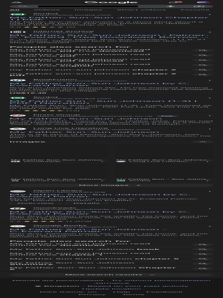 My Father Sun-Sun Johnson Read Online Free - Google Search | PDF ...