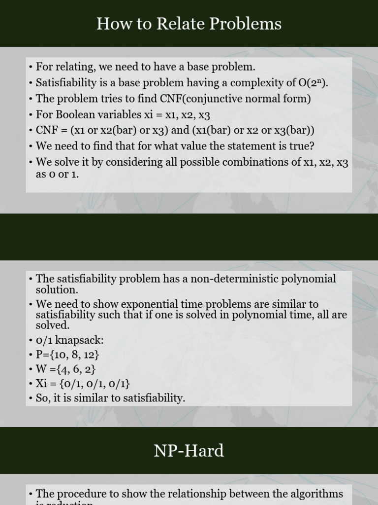 P, NP, NP-Complete and NP-Hard Problems in Computer Science-8-10 | PDF
