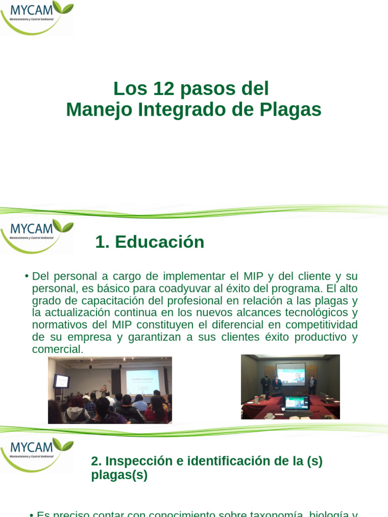 Los 12 Pasos Del MIP | PDF | Plaga (organismo) | Pesticida