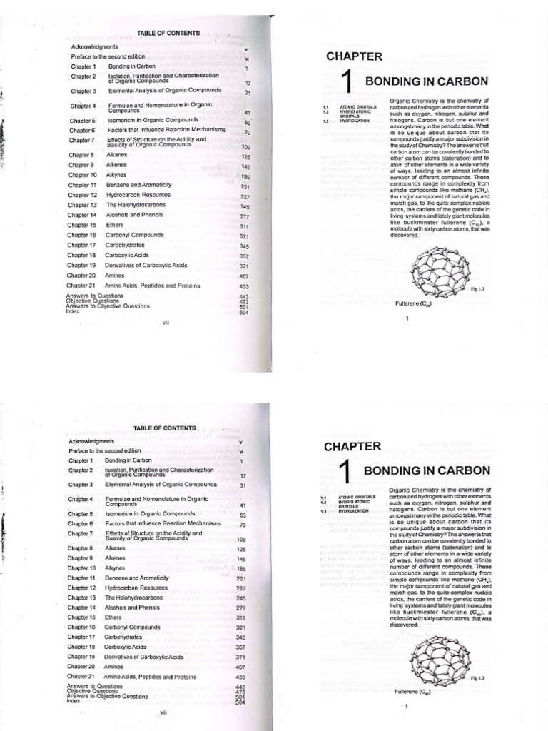 Organic Chemistry Textbook. UNILAG | PDF