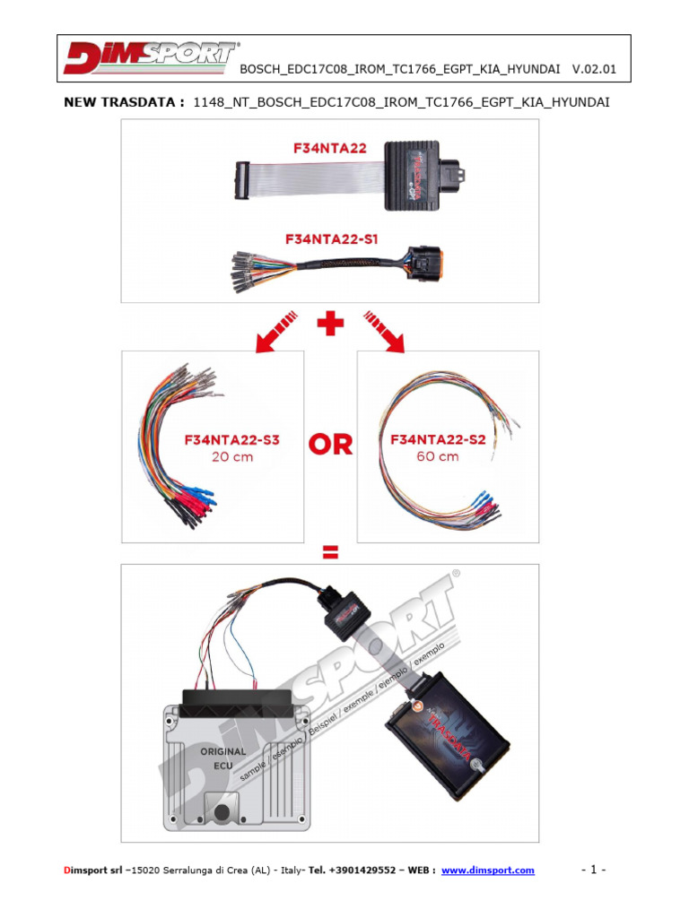 Bosch Edc17c08 Irom Tc1766 Egpt Kia Hyundai 1033 | PDF