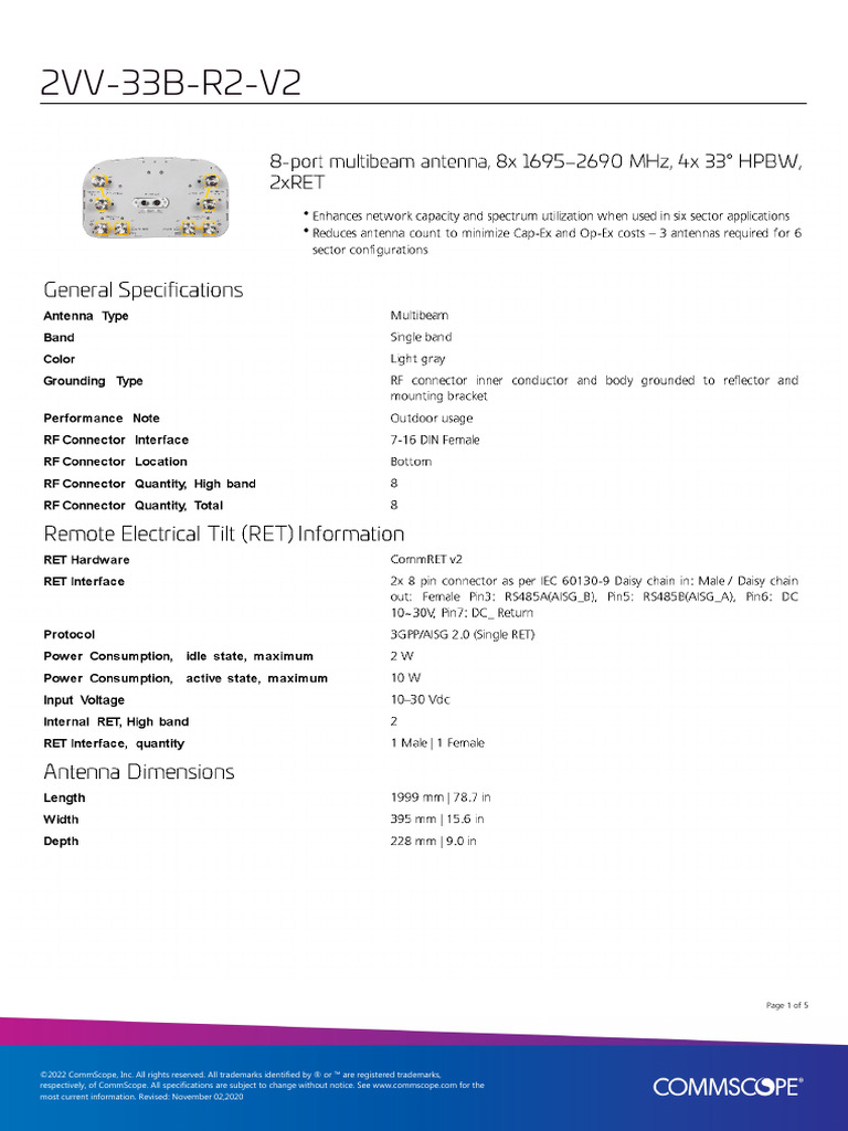 2VV-33B-R2-V2 Dualbeam | PDF