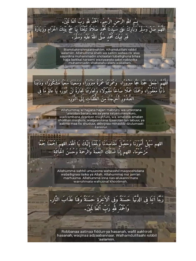 Doa Pulang Umroh | PDF