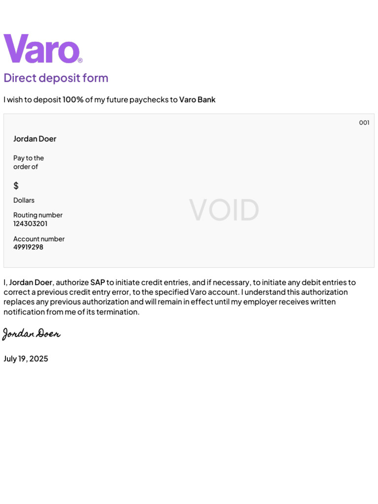 Direct Deposit Form f7c5c871 004c 4d07 918f 2ffe63cc6fa5 | PDF