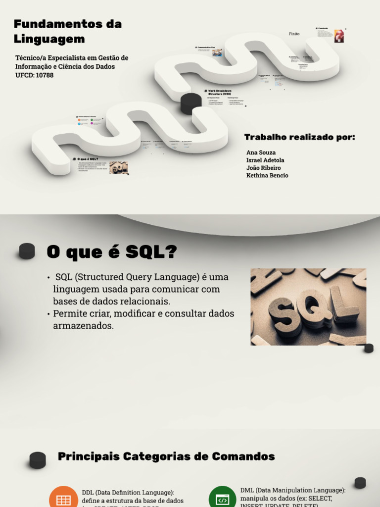 Os Comandos de Linha SQL | PDF