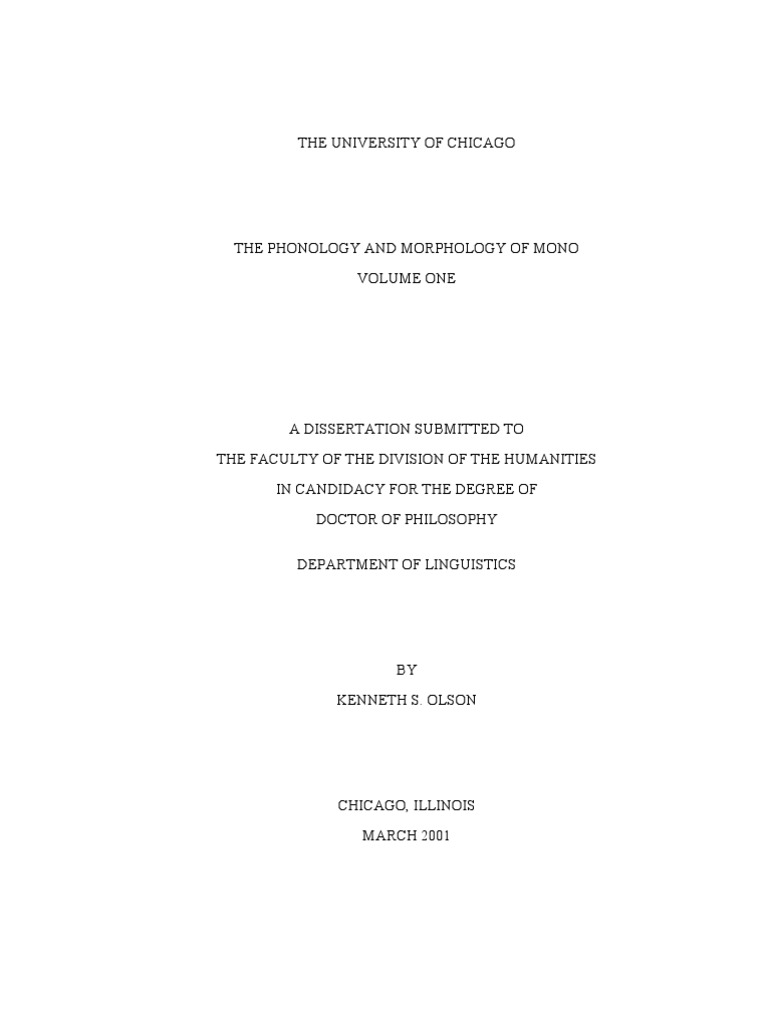Mono Language | PDF | Tone (Linguistics) | Phonology