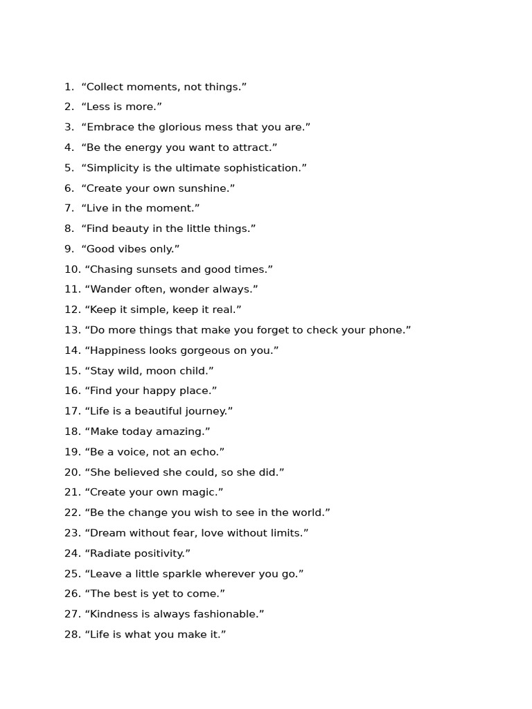 Aesthetic Quotes for Inspiration | PDF