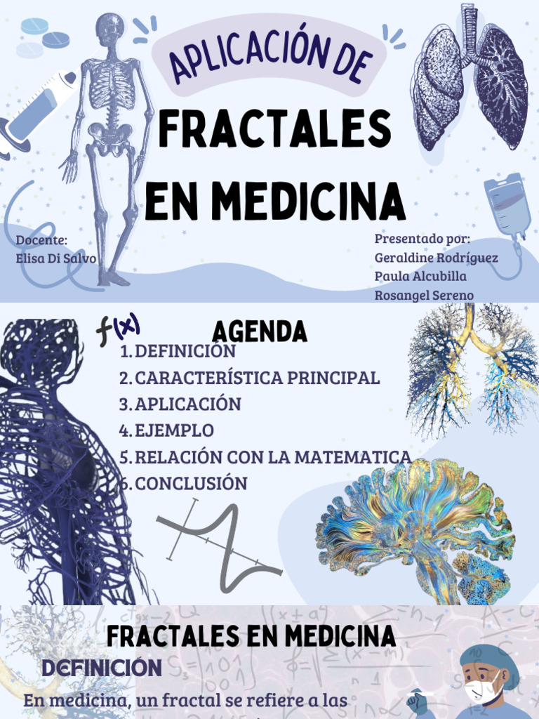 Fractales en Medicina: Aplicaciones y Ejemplos | PDF | Fractal ...