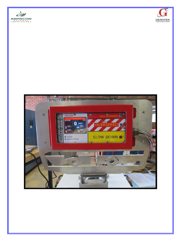 Gerotek Oscon Compliance Test 11143-01 | PDF | Speed Limit