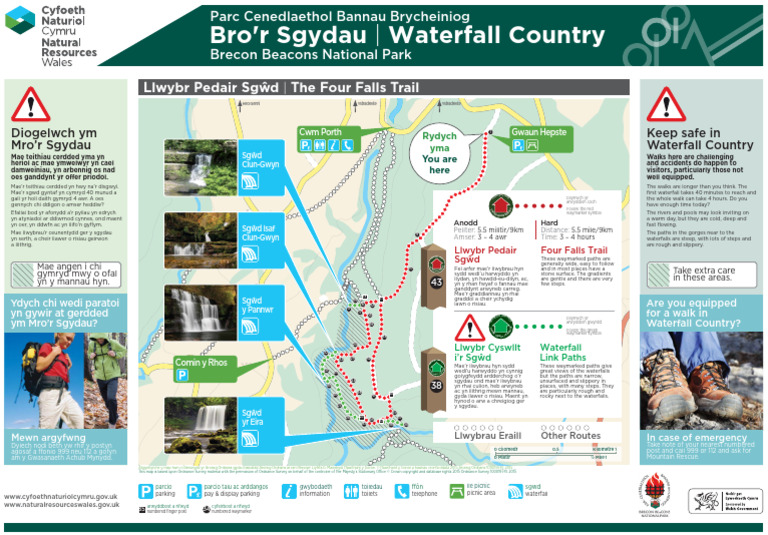 Ystradfellte Waterfalls Walk | PDF
