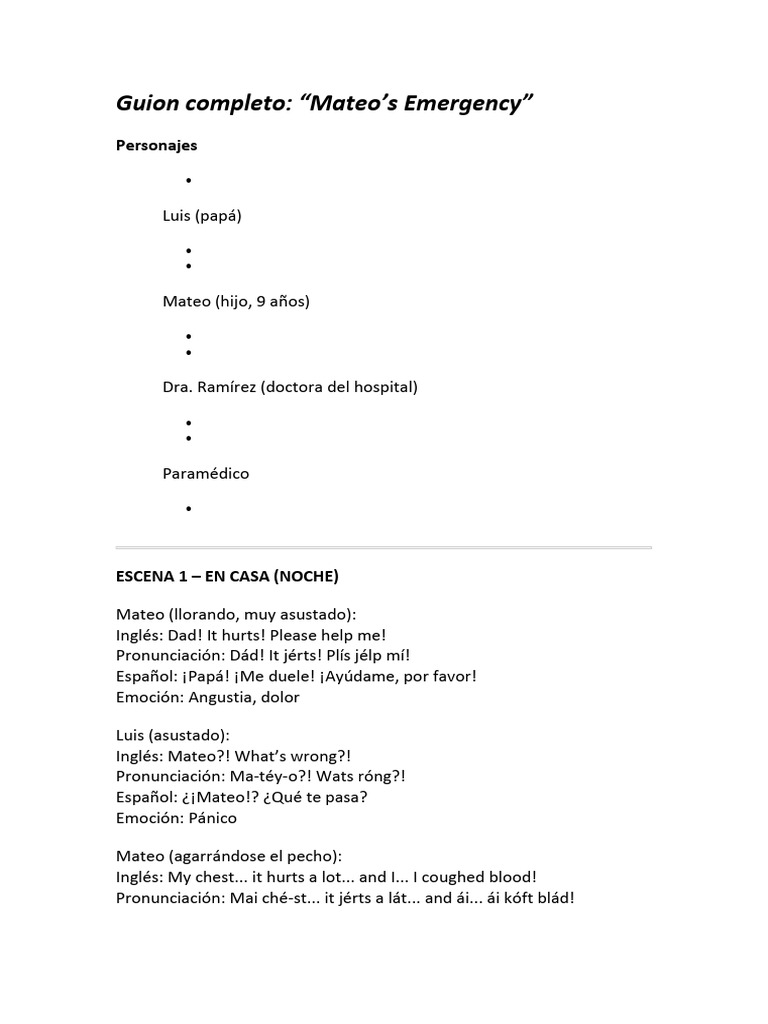 Guion Completo | PDF | Medicina | Especialidades Medicas