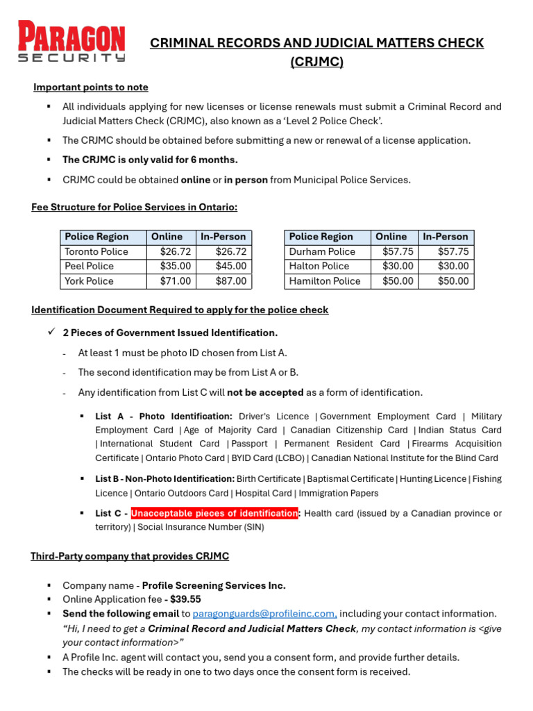 Instructions+for+Police+Checks+-+Student+Version | PDF | Identity Document | Access Control