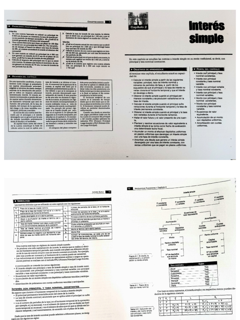 Interes Simple | PDF