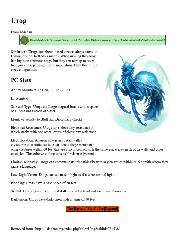 Urog - 1d4chan | PDF