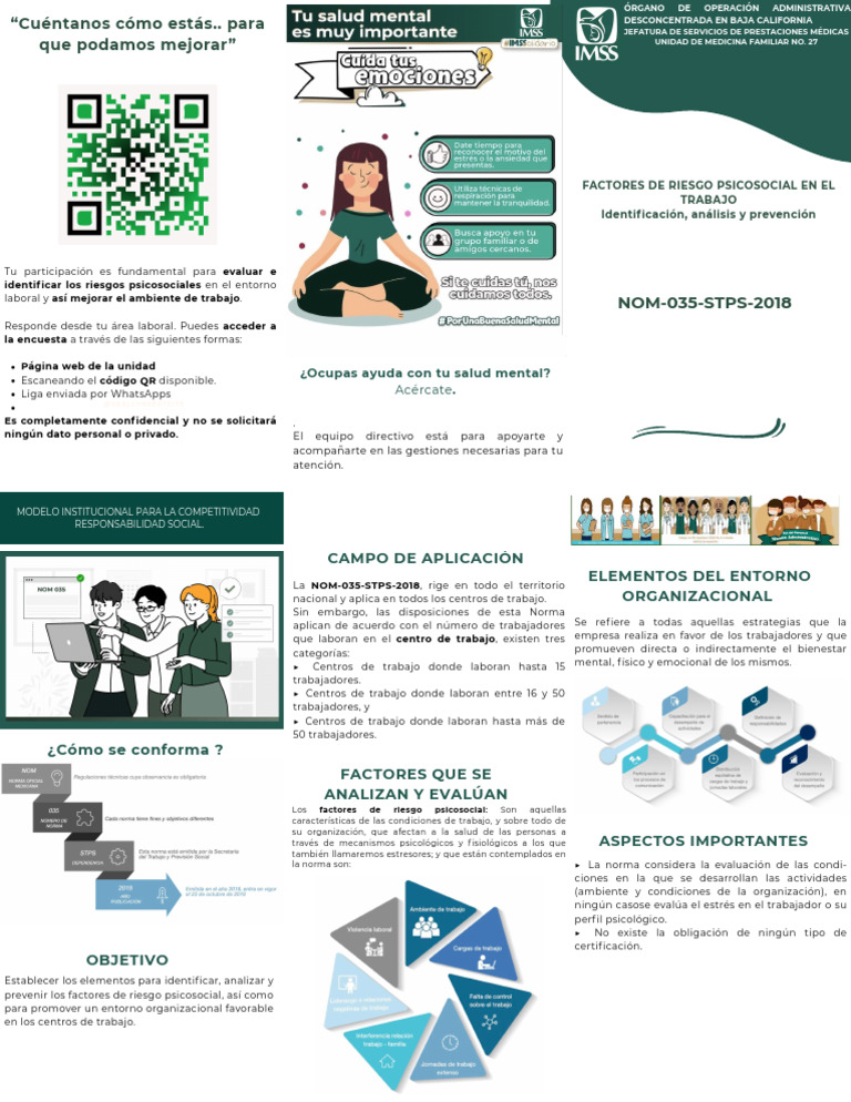 NOM 035 Encuesta | PDF | Sicología | Estrés (biología)