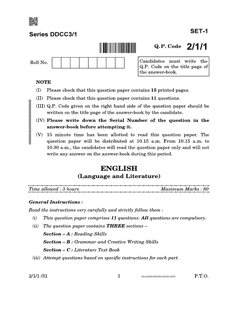 English 2024 Exam Marking Scheme | PDF | Evaluation