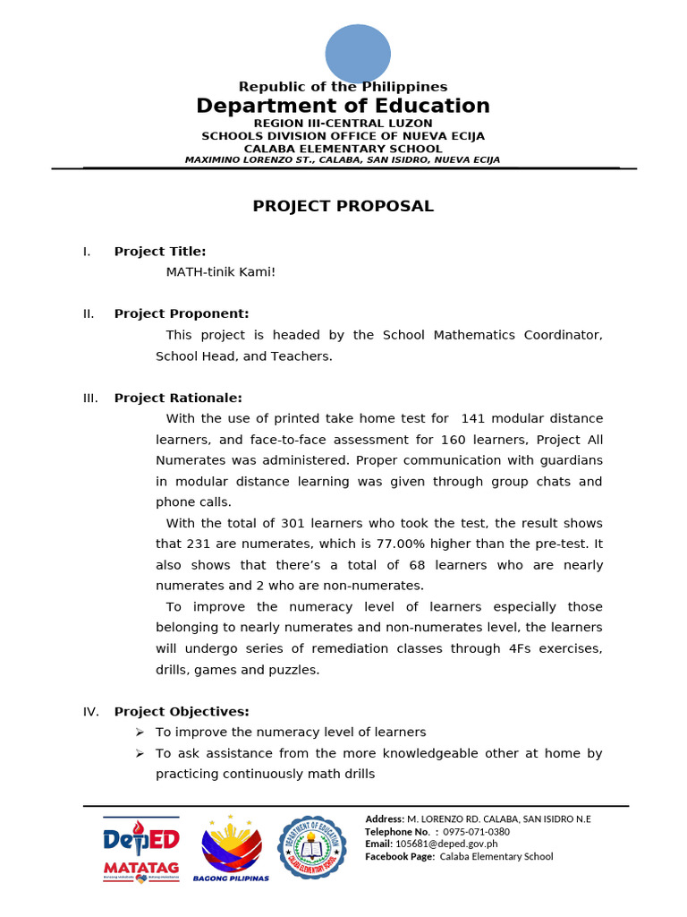 MATH-tinik Proposal - Docx 2025 | PDF | Learning | Intelligence