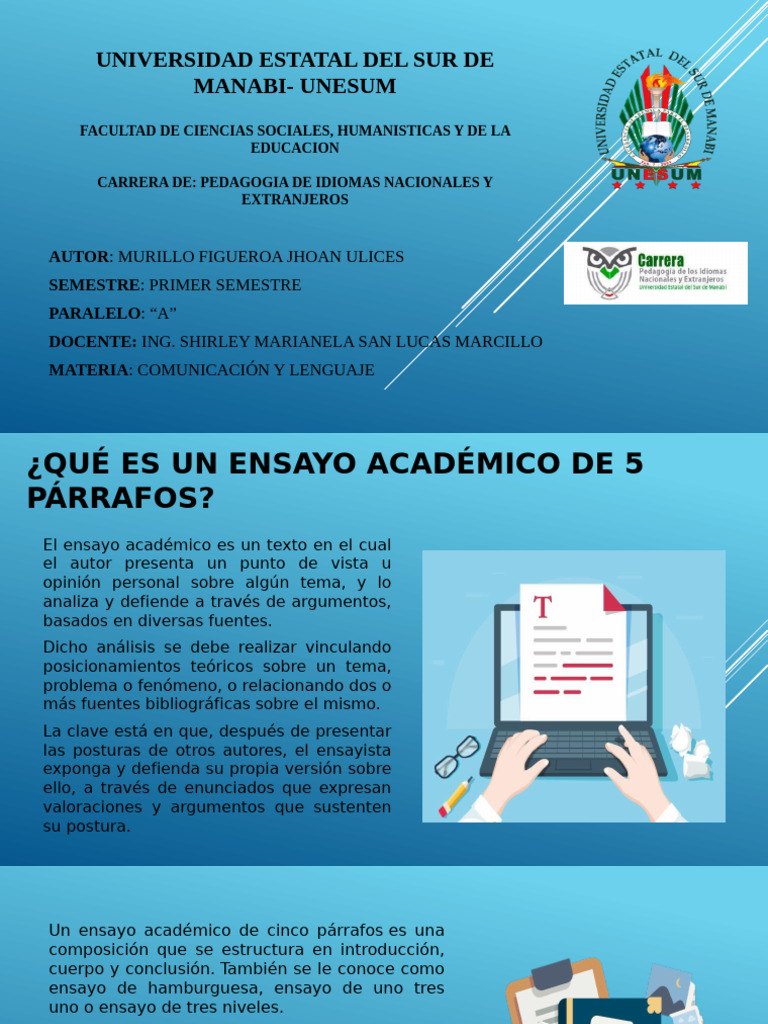 Ensayo de 5 Parrafos | PDF