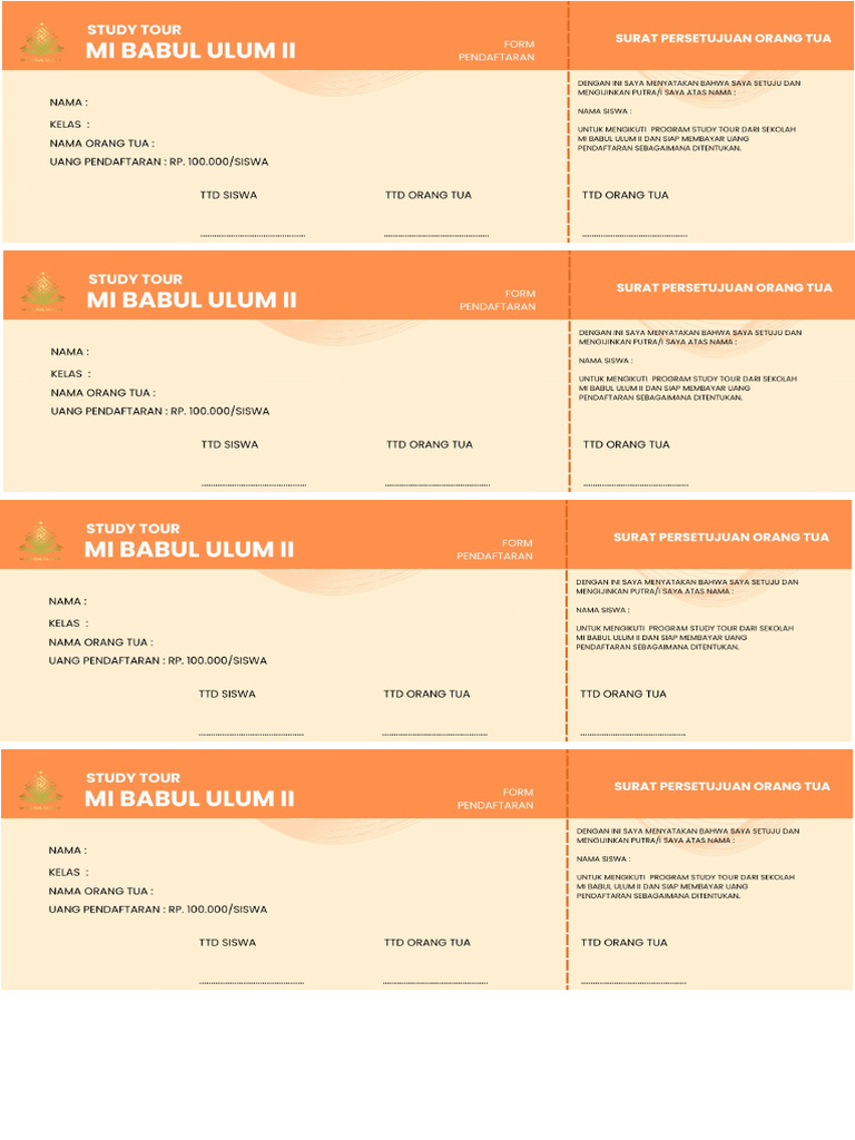 Tiket Pendaftaran | PDF