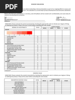 Hedonic Rating Scale Scorecard | PDF