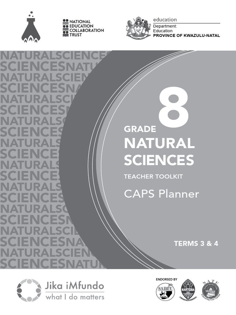 Grade 8 Natural Sciences CAPS Planner | PDF | Educational Assessment ...