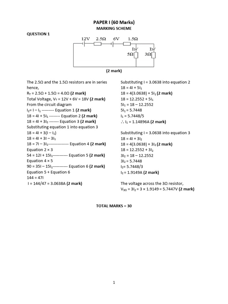 Marking Scheme and Rubrics-Form 1 | PDF | Engineering | Risk Assessment