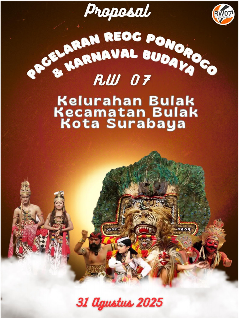 Proposal Karnaval Budaya 2025 Surabaya | PDF