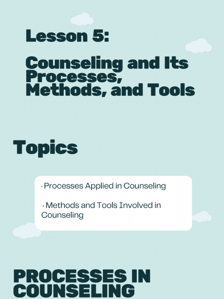Daiss G2 Lesson 5 Counseling - 20250722 - 024433 - 0000 | PDF
