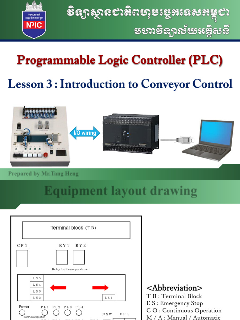 Lesson3 Introduction To Conveyor Control | PDF