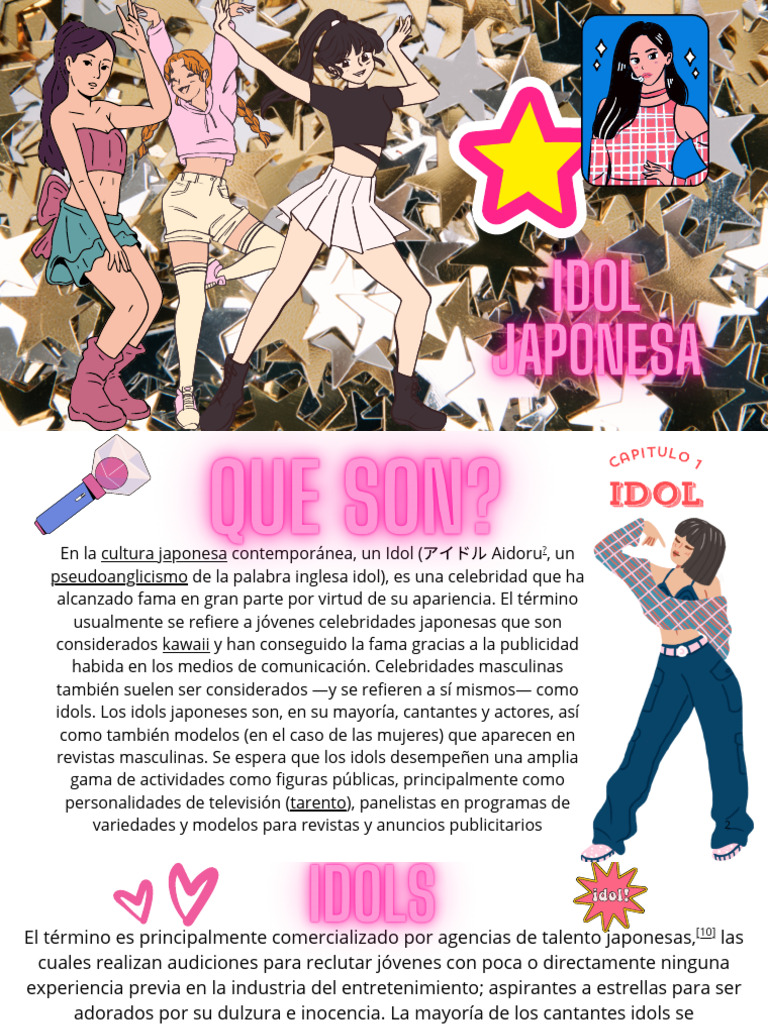 En La Cultura Japonesa Contemporánea, Un Idol (アイドル Aidoru, Un Pseudoanglic - 20250715 - 180752 ...