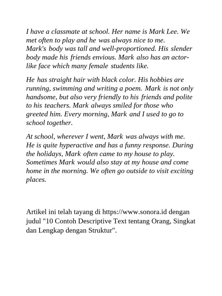 Descriptive Text | PDF