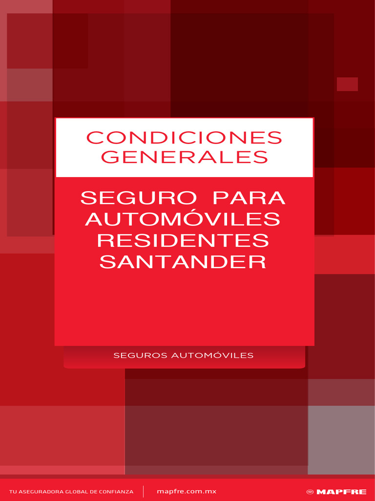 Condiciones Generales Seguro Automóvil | PDF | Póliza de seguros | Seguro