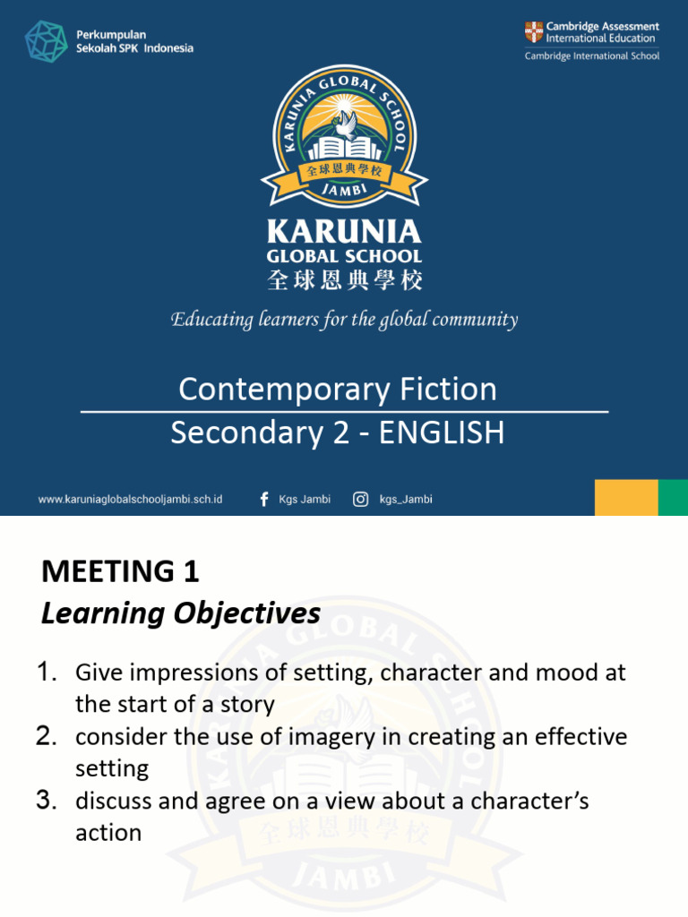 S2 English Week 1 2 | PDF | Cognition